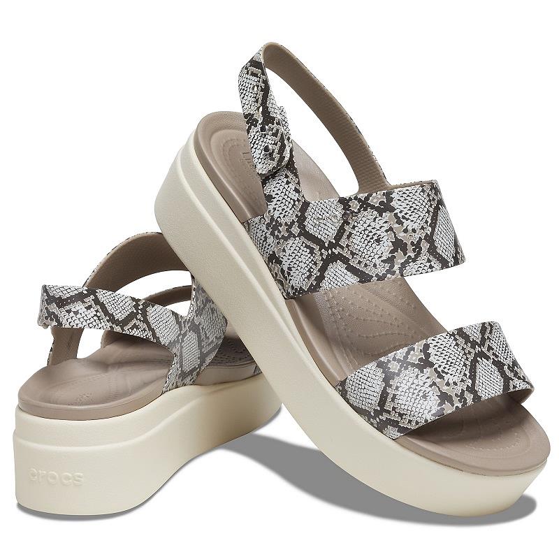 Crocs Brooklyn Low Wedge W Női szandál