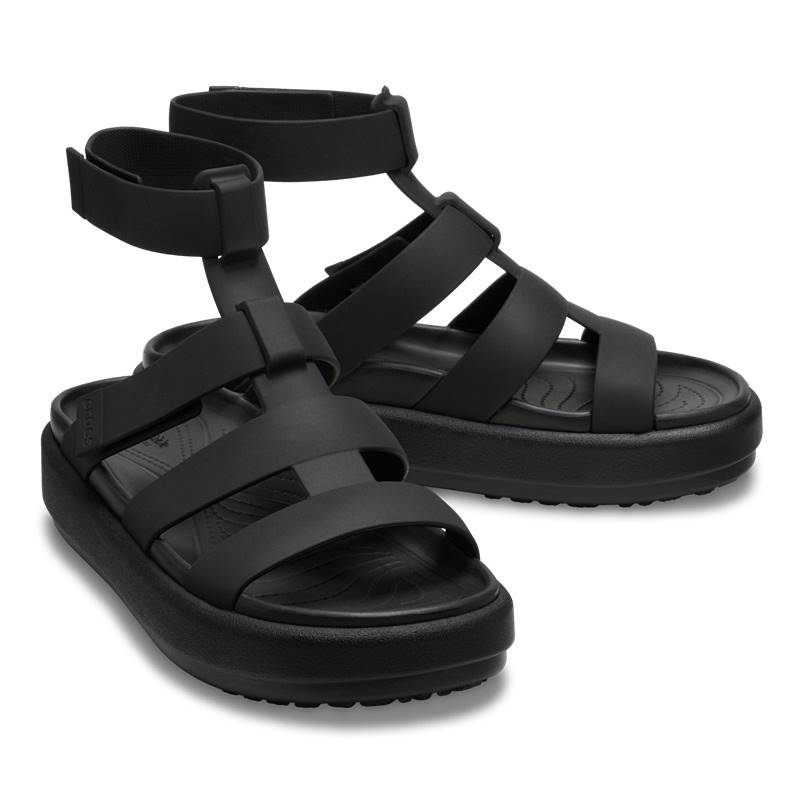 Crocs Brooklyn Luxe Gladiator platformos női szandál